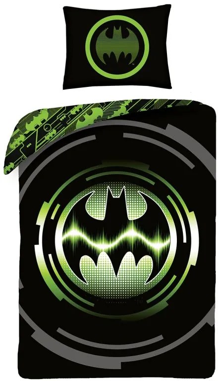 HALANTEX Povlečení Batman green Bavlna, 140/200, 70/90 cm