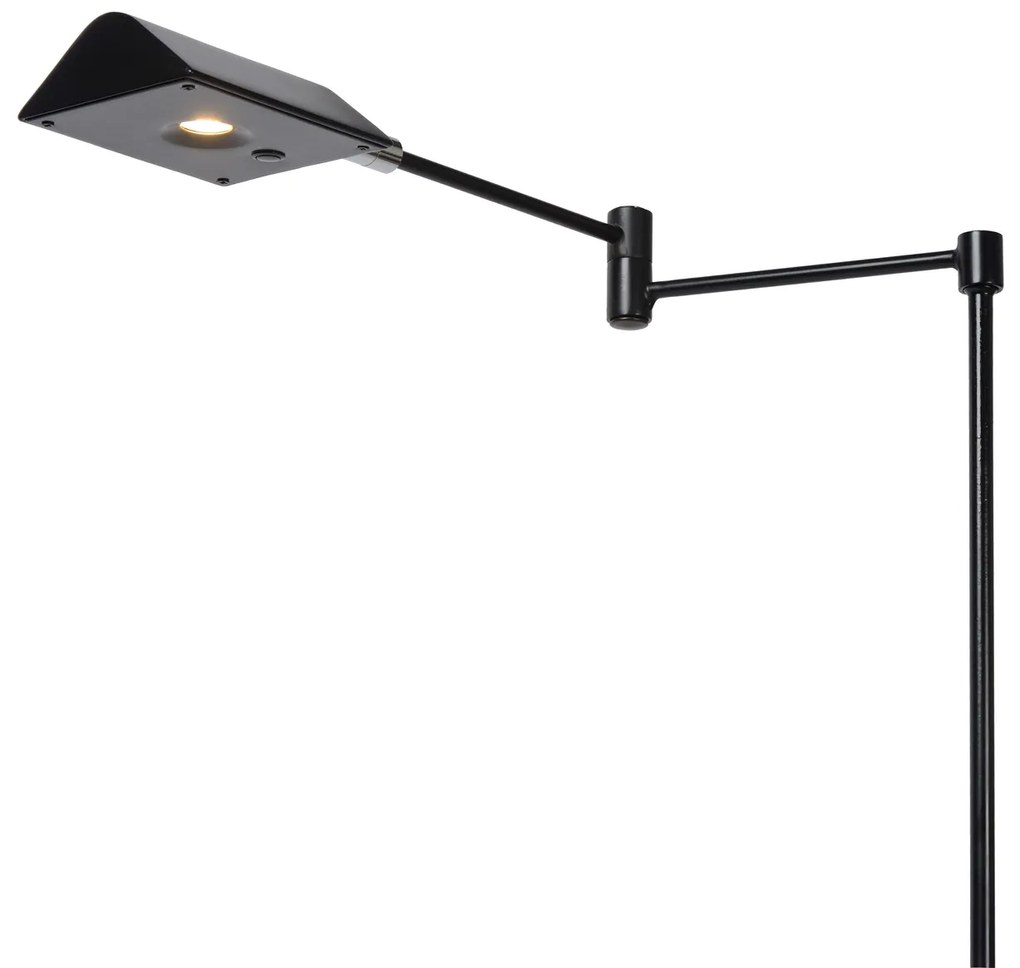 Lucide 19765/09/30 stojací LED lampa Nuvola černá, 9W, 3000K, 126cm