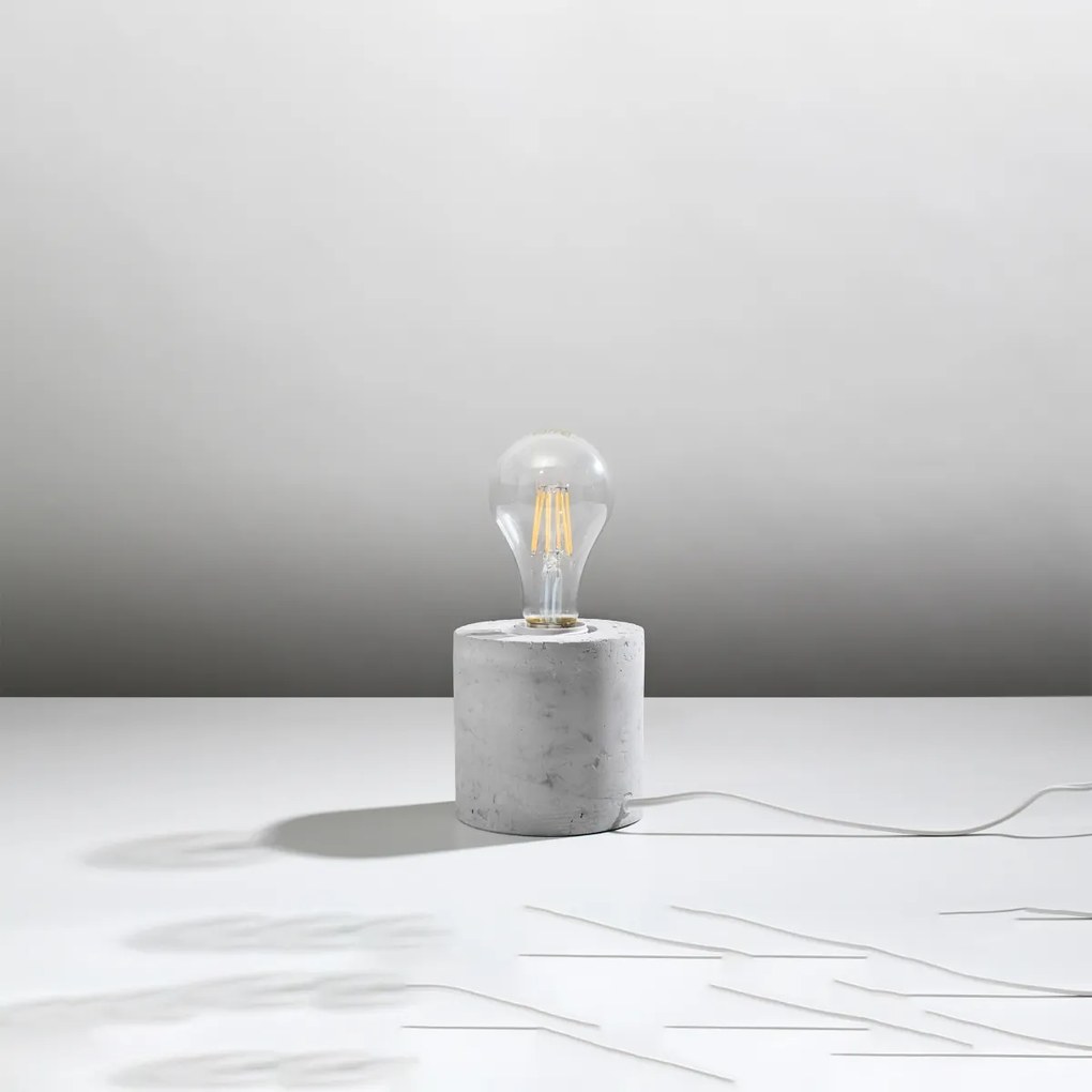 Sollux Lighting Stolní lampa SALGADO beton