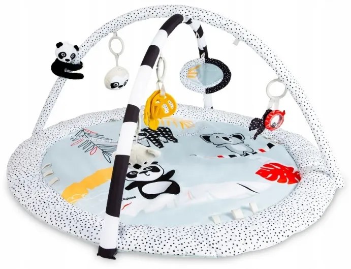 Vzdělávací hrací deka Canpol Babies se zrcátkem, Babies BOO Panda