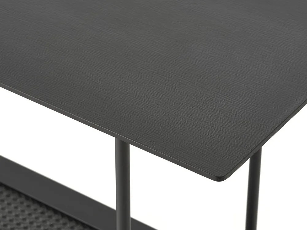 Černý konzolový stolek 37x100 cm Pensacola – Unique Furniture