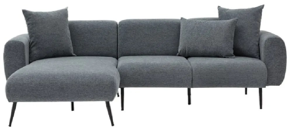 Hanah Home Rohová pohovka SIDE šedá levá 252 cm