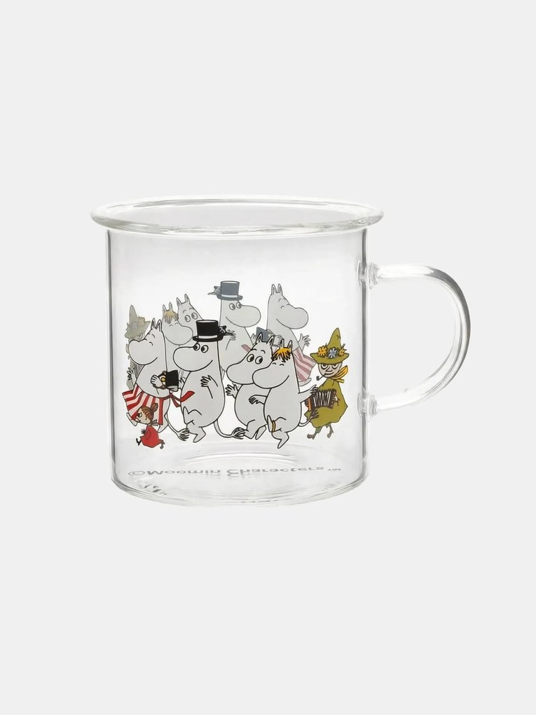 Sinsay - Skleněný hrnek s uchem The Moomins - vícebarevná