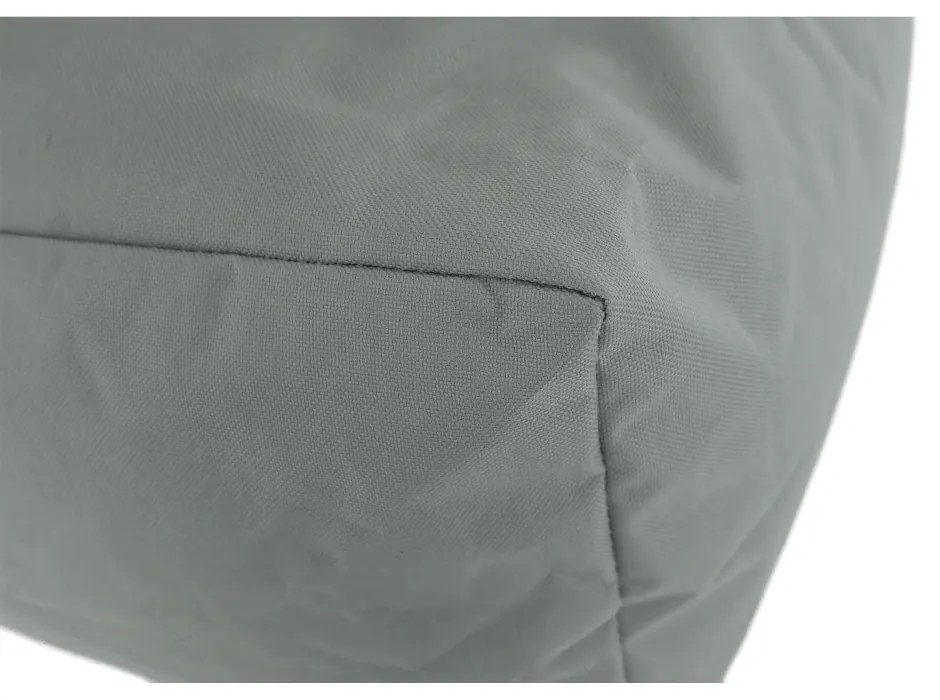 Kondela Sedací vak, šedá/zelená/žlutá látka, ALIMOR