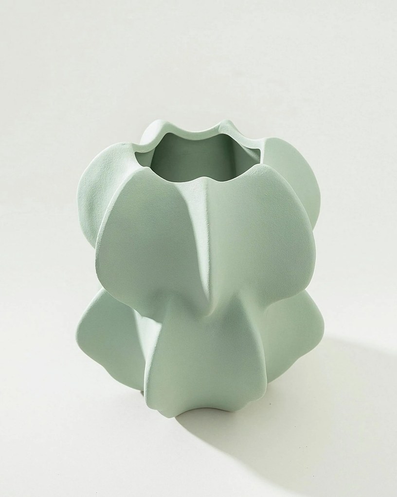 Vase Nuvia green 15x17 cm