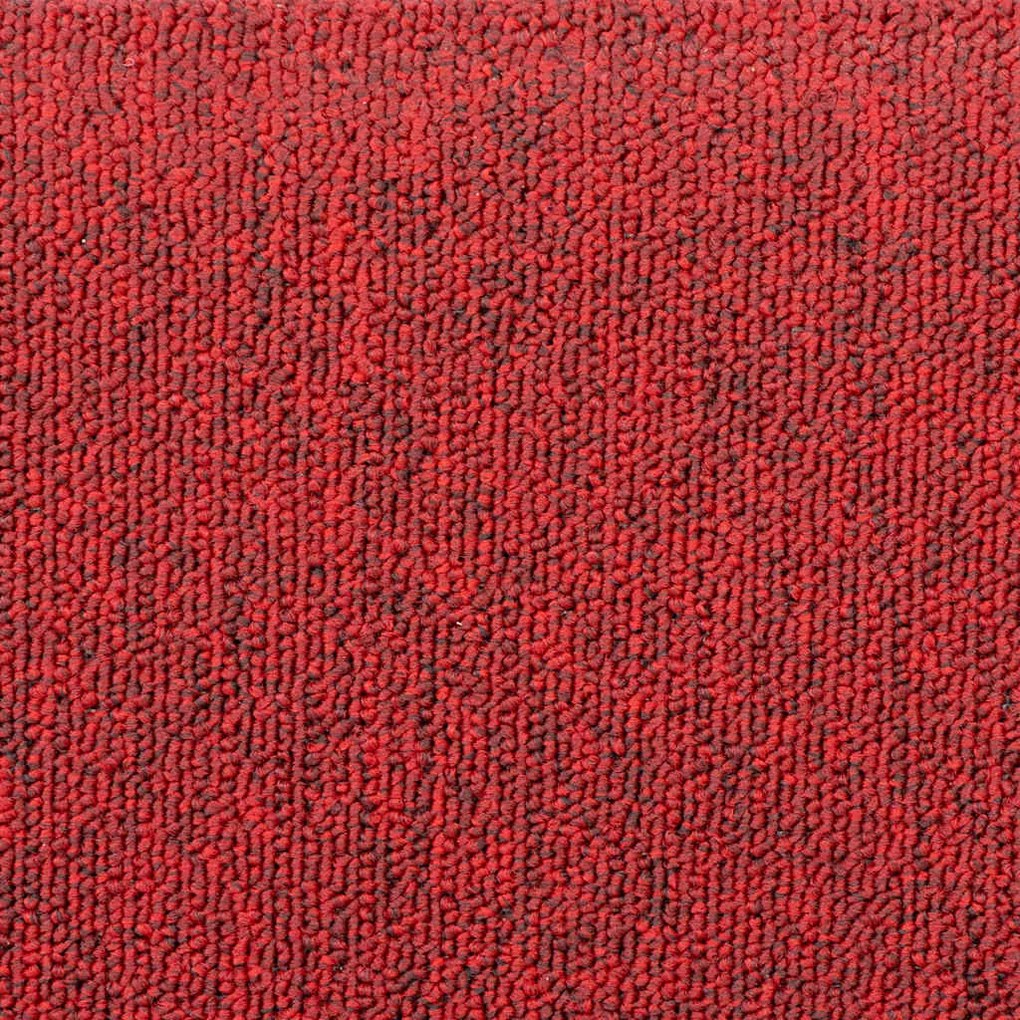 Schodové rohože 30 ks 65 x 24 x 4 cm červené půlkulaté velké 3365754