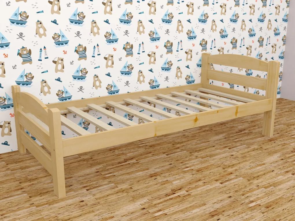 Vomaks Dětská postel DP 008 Rozměr: 80 x 200 cm, Barva: bezbarvý lak