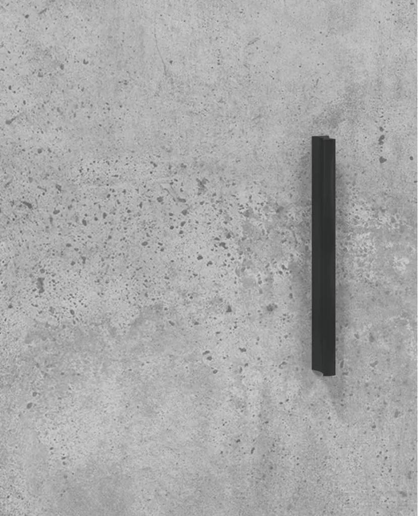 vidaXL Skříň highboard 69,5 x 31 x 115 cm kompozitní dřevo [830344] Barva: Černá
