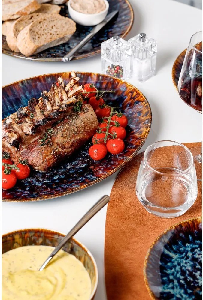 Hnědá porcelánová miska Resto – BonBistro