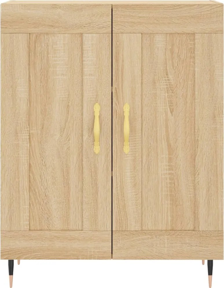 Skříň highboard dub sonoma 69,5 x 34 x 180 cm kompozitní dřevo 3195774
