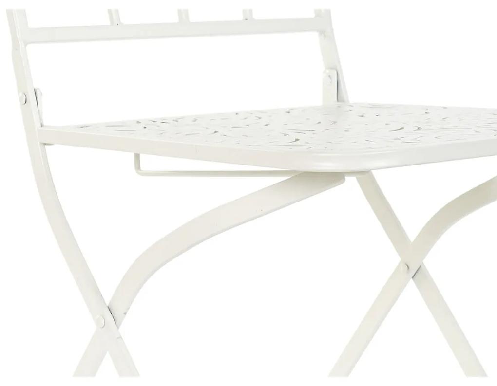 Kovová zahradní židle DKD Home Decor, Bílá 40 x 48 x 93 cm