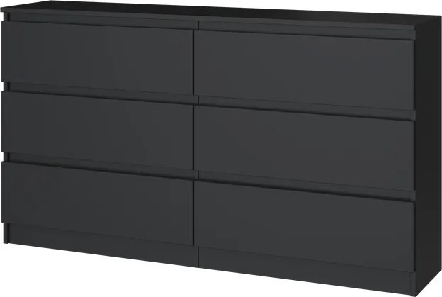 FALCO Komoda Malvína M6 140 černá
