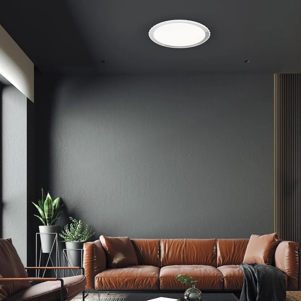 Stropní LED svítidlo Layla, 1x LED 50w, 3000-6000k, w/ch, s ovladačem