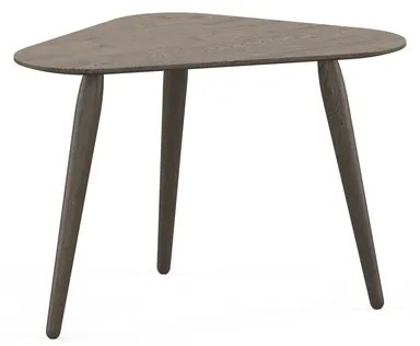 Odkládací stolek Play Organic z dubového masivu- Ø52 Rozměry:: 52x50cm, typ dřeva:: tmavý dub