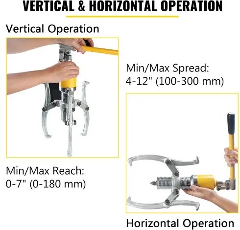 15tunový oddělovač hydraulického stahováku/ložiska/ložiska kol