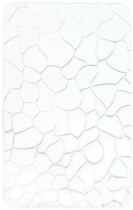 Koupelnová předložka 3D 0133 white 50 x 80 cm