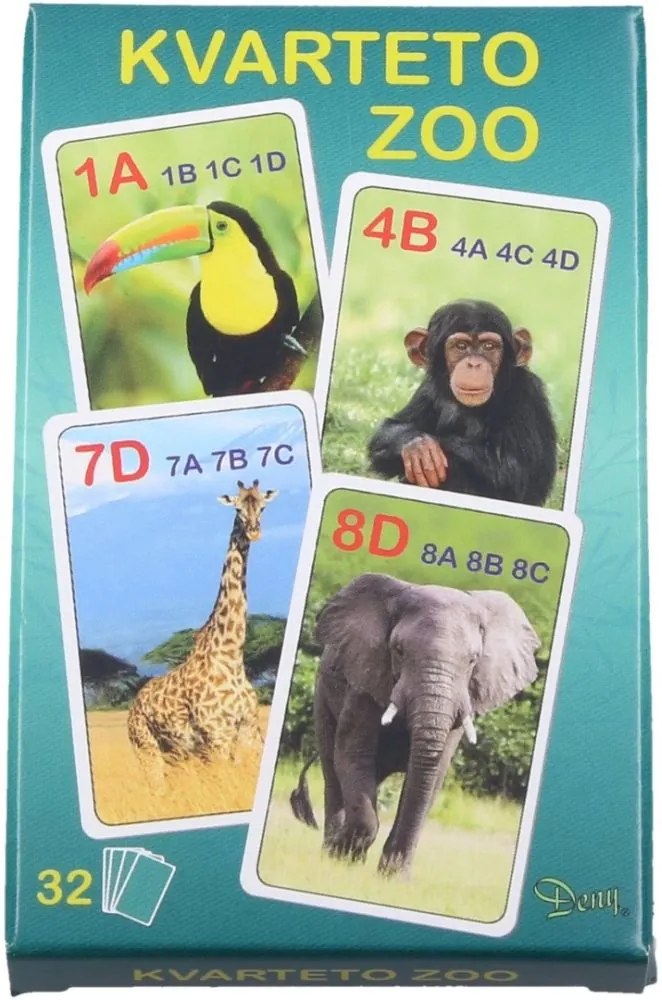 Mikro Kvarteto ZOO 32ks v krabičce