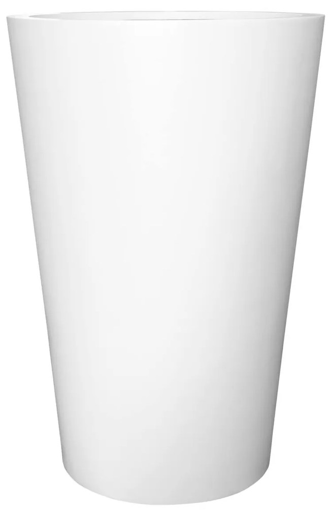Květináč Belle, barva matná bílá, více velikostí - PotteryPots Velikost: XL - v. 120 cm, ⌀ 77 cm