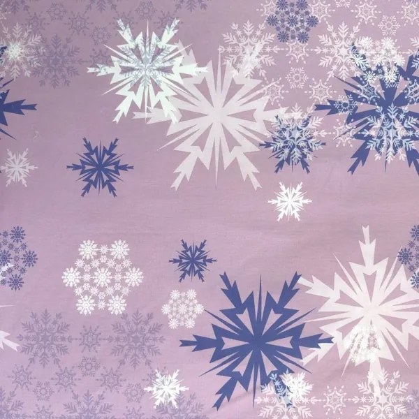 Jerry Fabrics Povlečení Frozen Purple 05 140x200, 70x90 cm