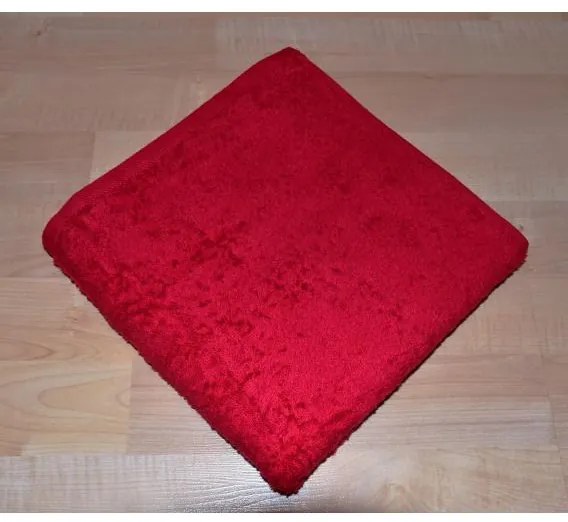 Brotex Froté ručník 50x100cm bez proužku 450g červený