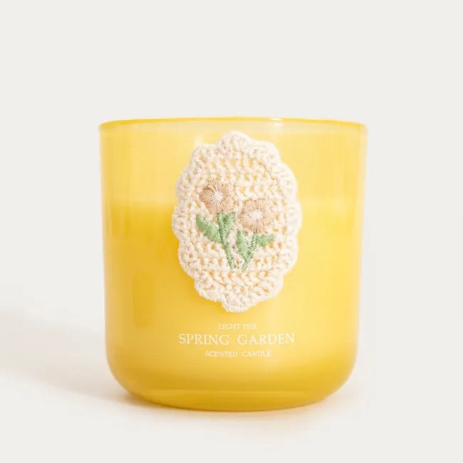 Svíčka CROHET Spring garden 771460