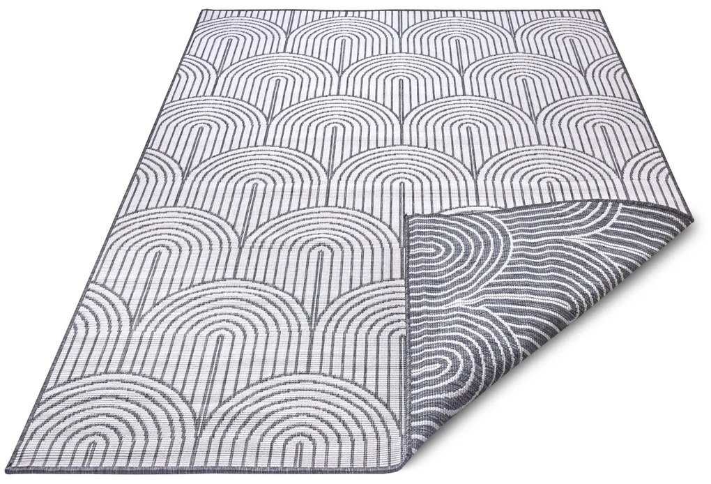 Hanse Home, Kusový koberec Pangli 105851 Silver – na ven i na doma, 240x330, šedá, chodba / předsíň