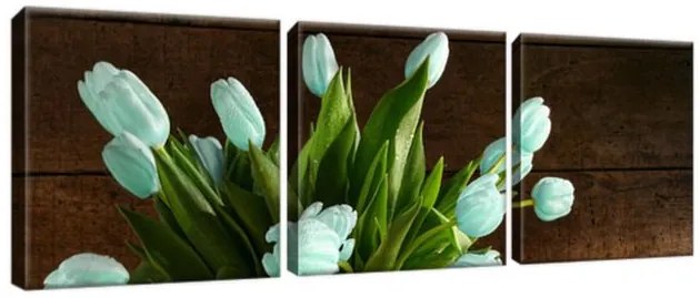 Tištěný obraz Modrý tulipán 90x30cm 2160A_3A