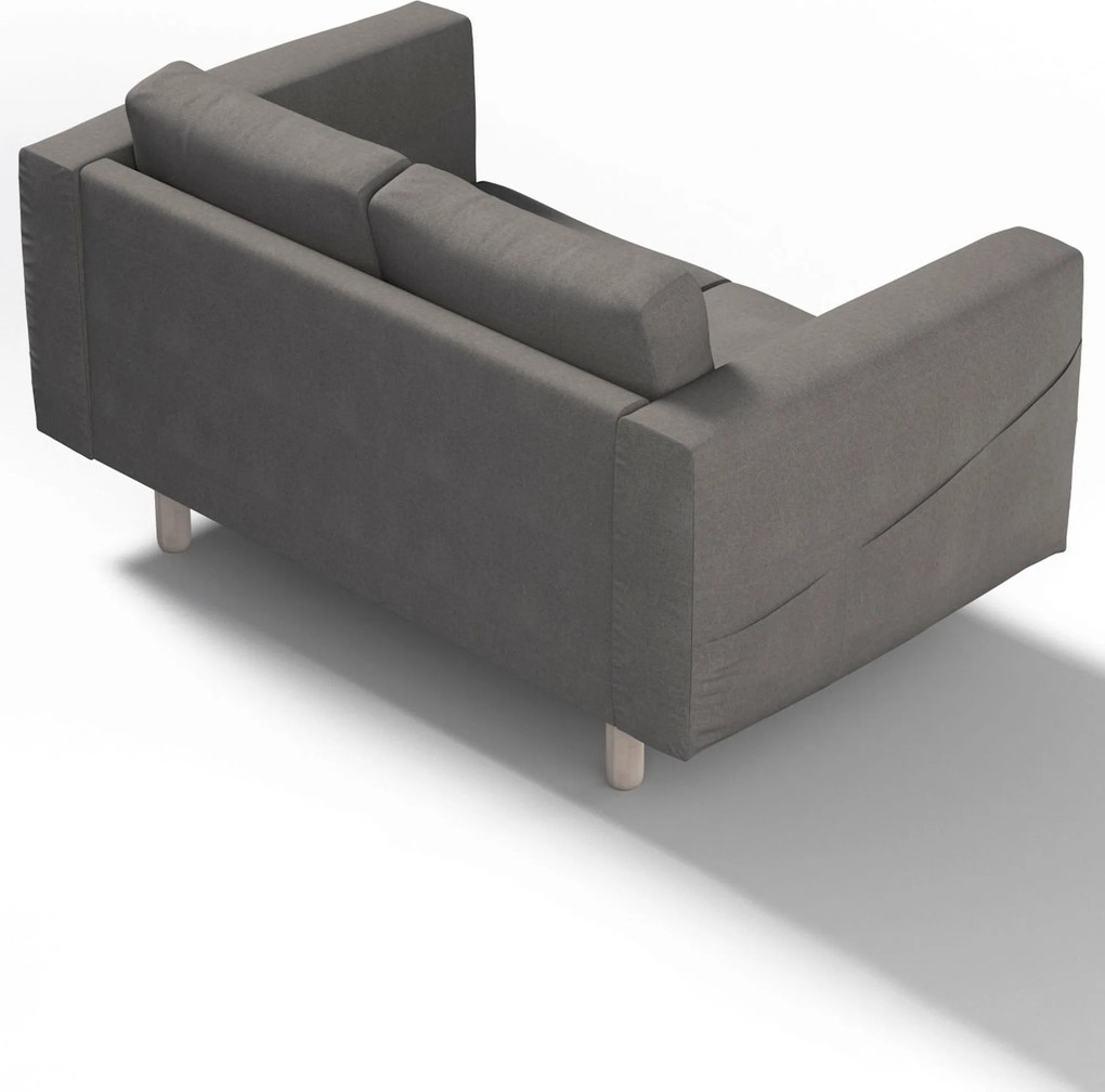 Potah na pohovku IKEA Norsborg 2-místná barva šedá látka pletený vzor