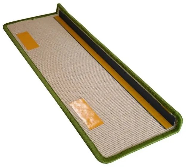 Vopi Nášlapy na schody Eton zelený půlkruh, samolepící - 28x65 půlkruh (rozměr včetně ohybu)