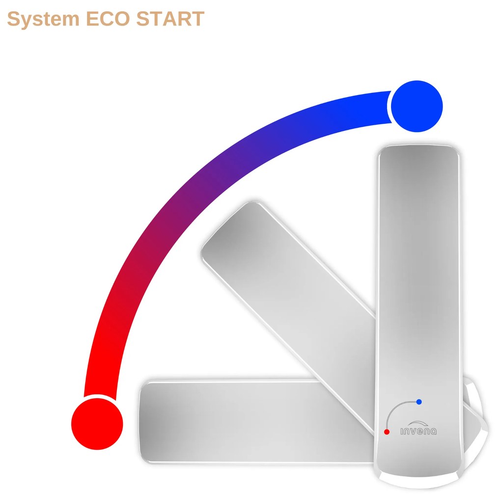 Invena Ligaria, vysoká dřezová baterie s elastickým ramenem, systém Eco Start, černá matná, INV-BZ-39-004-L
