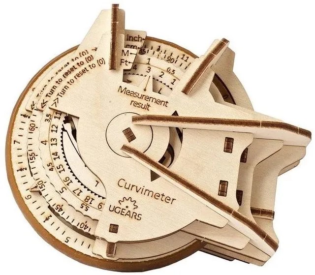 Ugears 3d puzzle stem lab curvimeter 109 dílků