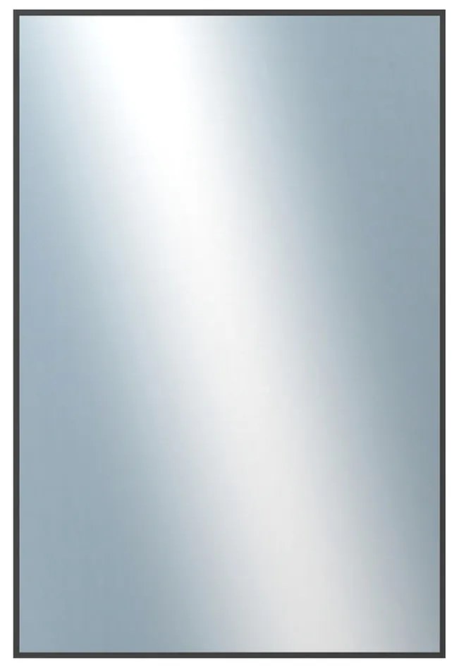 DANTIK - Zarámované zrcadlo - rozměr s rámem cca 40x60 cm z lišty Hliník černá | P273-250 (7273250)