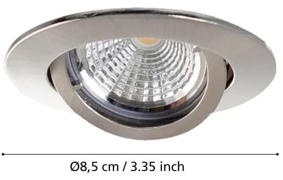 Eglo 95359 - SADA 3x LED podhledové svítidlo TEDO 3xGU10-LED/5W/230V