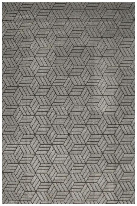 Koberec Teno F0282 geometrický, šedý