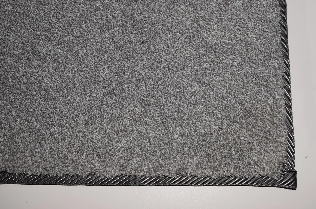 Lano, Kusový koberec Supersoft s bordurou 840 sv. šedý, 200x290, šedá, chodba / předsíň
