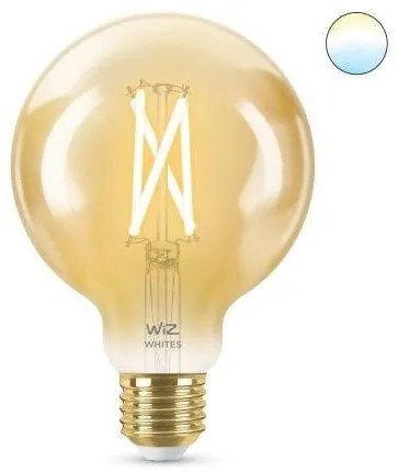 PH 8718699786793 LED Žárovka WiZ Tunable White Filament Amber 8718699786793 E27 G95 6,7-50W 640lm 2000-5000K, stmívatelná - PHILIPS (929002418101)