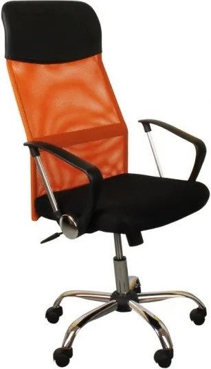 kancelářská židle ZK07 oranžová
