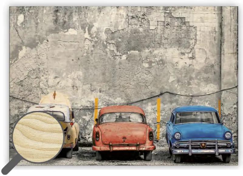 Helma 365, Dřevěný retro obraz na zeď Cars