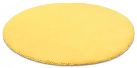 Kulatý koberec BUNNY žlutý