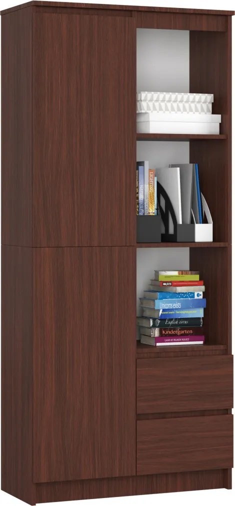 Regál R11 R80 2D2SZ wenge