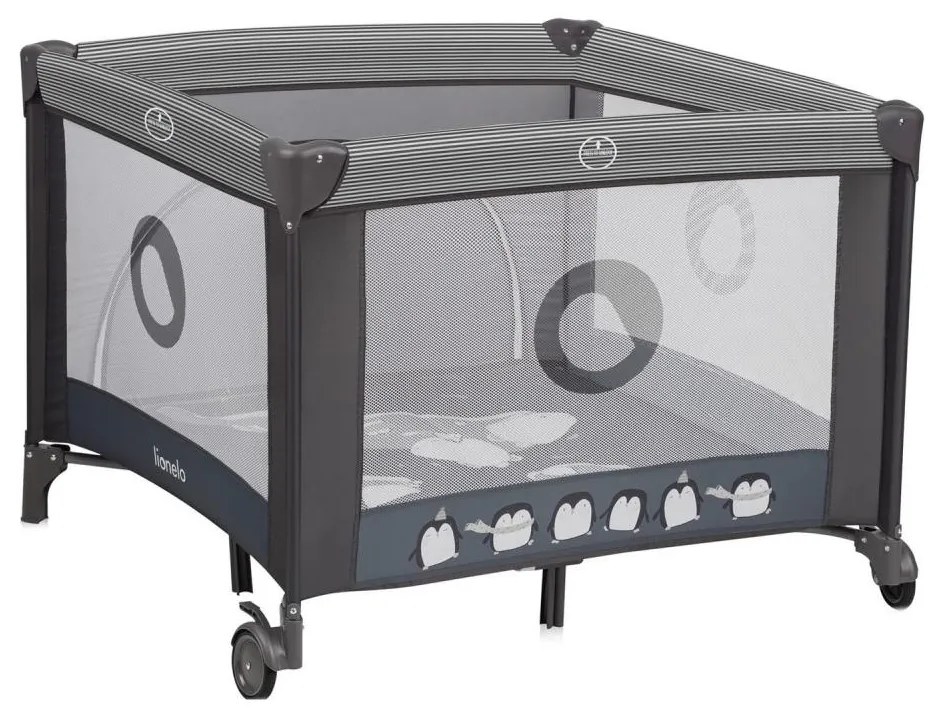 Lionelo - Hrací ohrádka BONNIE Grey Scandi 5903771709187