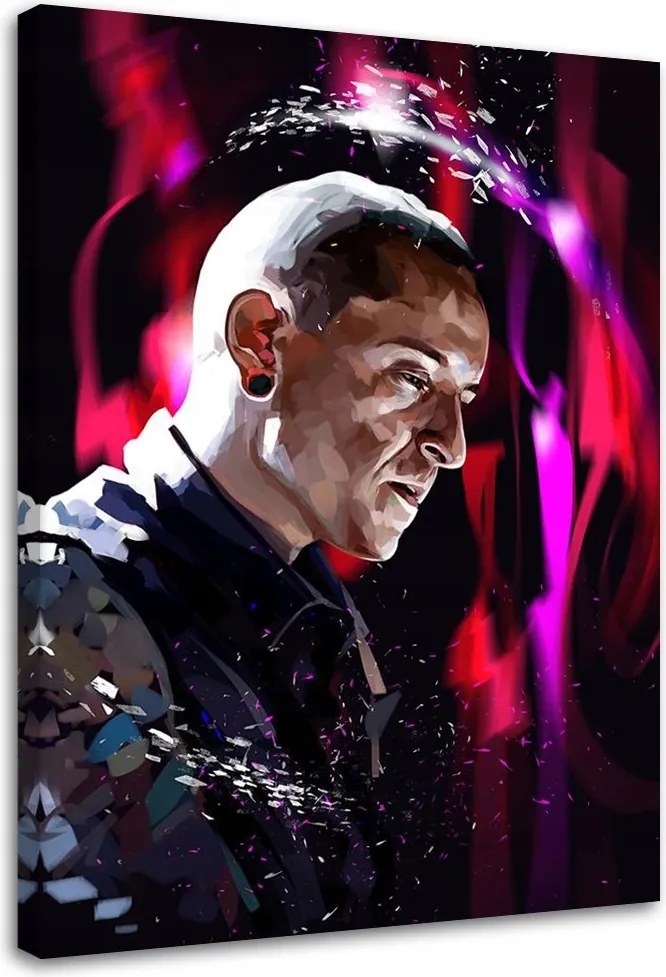 Obraz na plátně, Chester Bennington 40x60