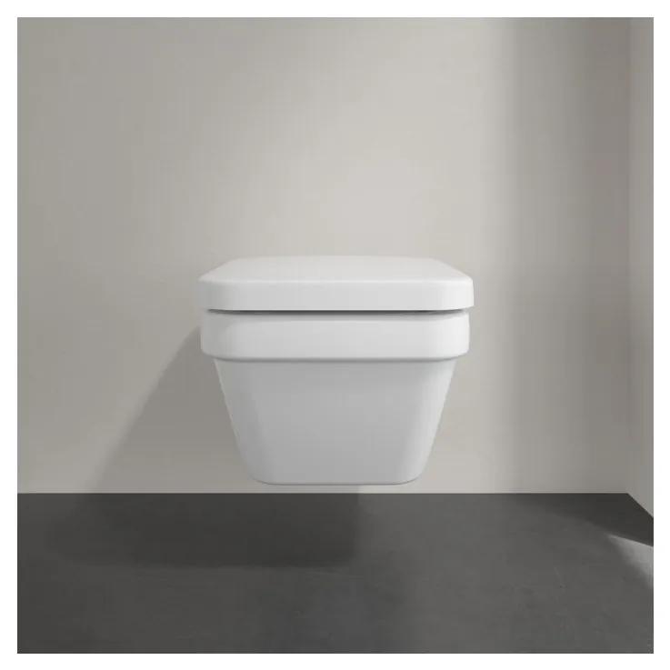 Villeroy & Boch Villeroy &amp; Boch ARCHITECTURA - Záchodové sedátko s poklopem, s funkcí QuickRelease a SoftClose, bílá alpin 9M58S101