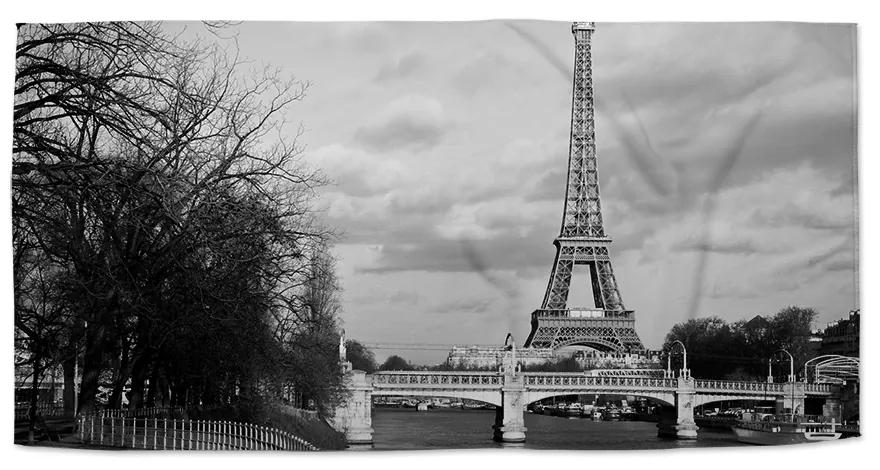 Ručník SABLIO - Eiffelova věž 5 70x140 cm