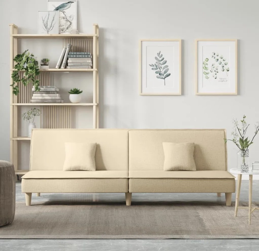 vidaXL Rozkládací pohovka textil [351904] Barva: Černá