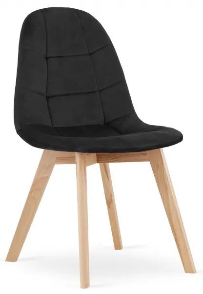 Set jídelních židlí BORA černá (4ks)