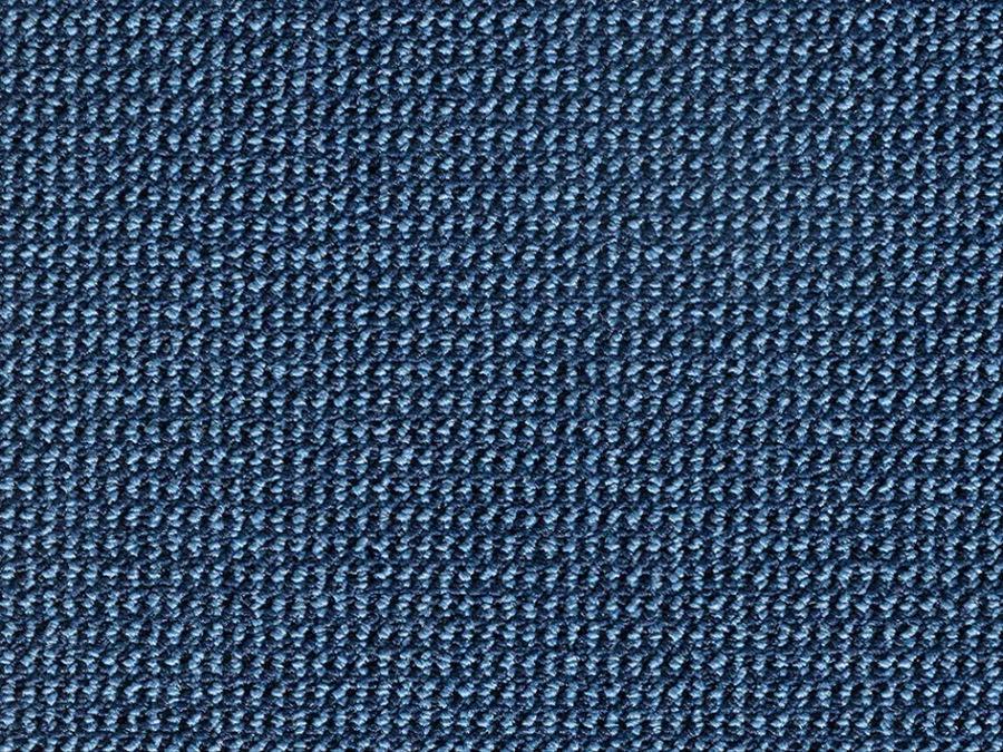 Zátěžový koberec Check 75 - modrý - 4m