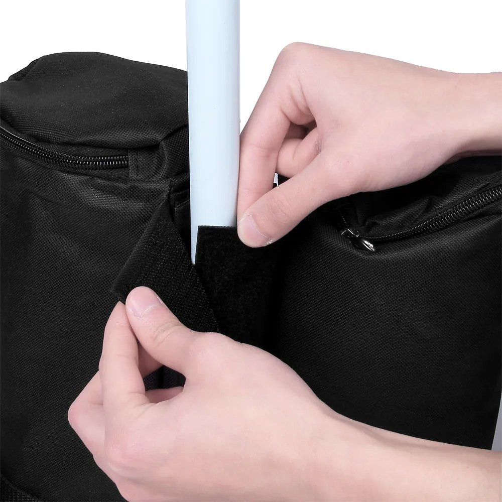 Závaží na nohy party stanu, 4 ks, černá Kingsleeve