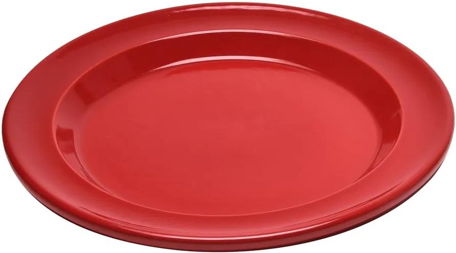 Červený dezertní talíř Emile Henry, ⌀ 21 cm