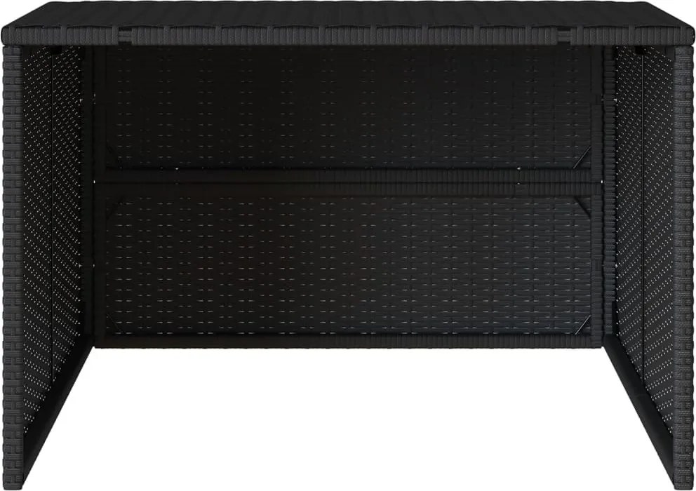 vidaXL Garáž pro robotickou sekačku 86x90x52/57 cm polyratan [365404] Barva: Béžová